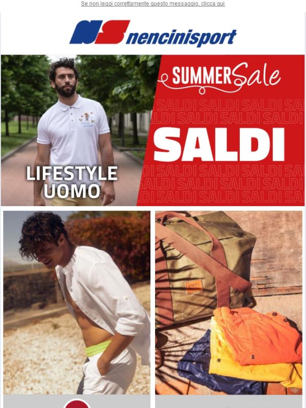 Nencini Sport | SUMMER SALE Saldi su Lifestyle Uomo | Jekoo