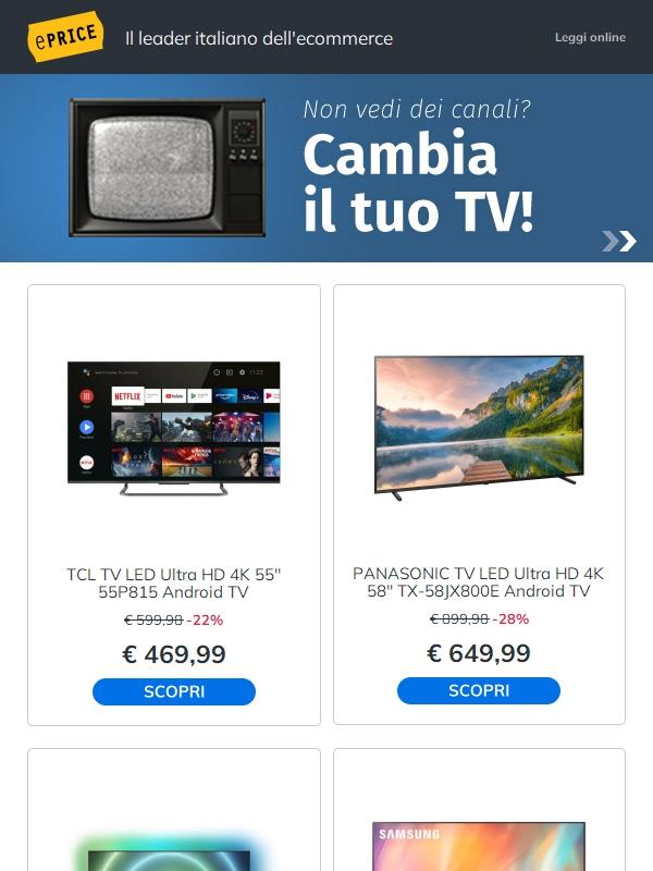 ePRICE: Non vedi più tutte le frequenze? Cambia il tuo TV subito ...