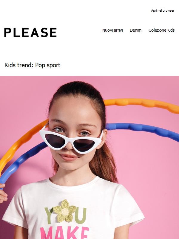 Please: Pop sport! Scopri la nuova tendenza Kids | Jekoo