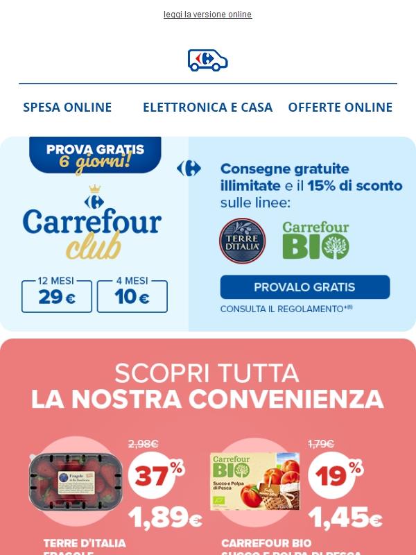 Prova gratis Carrefour Club e approfitta dei suoi fantastici vantaggi ...