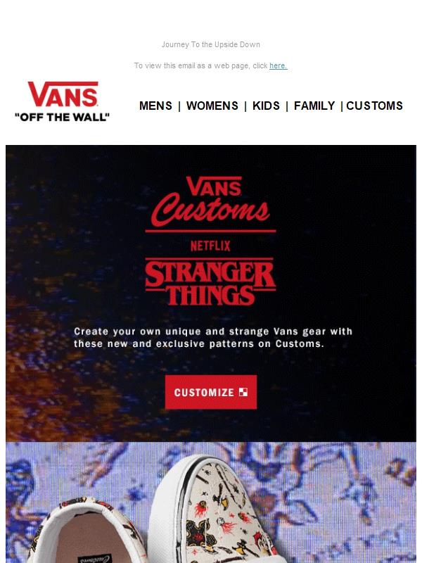 Still Available: Stranger Things and Vans Customs | Jekoo