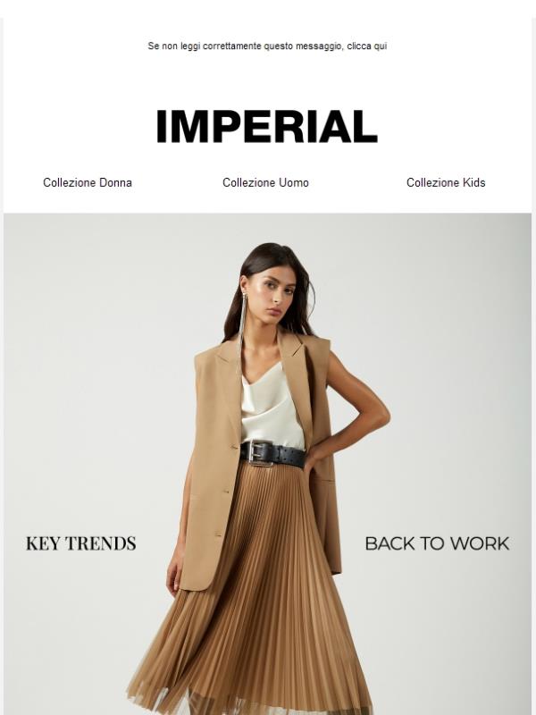 Imperial: Key trend: pronte per rientrare in ufficio | Jekoo