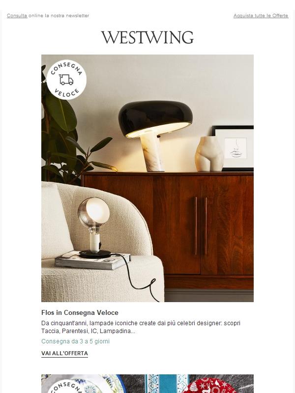 Westwing: FLOS in Consegna Veloce e Gratuita | Jekoo