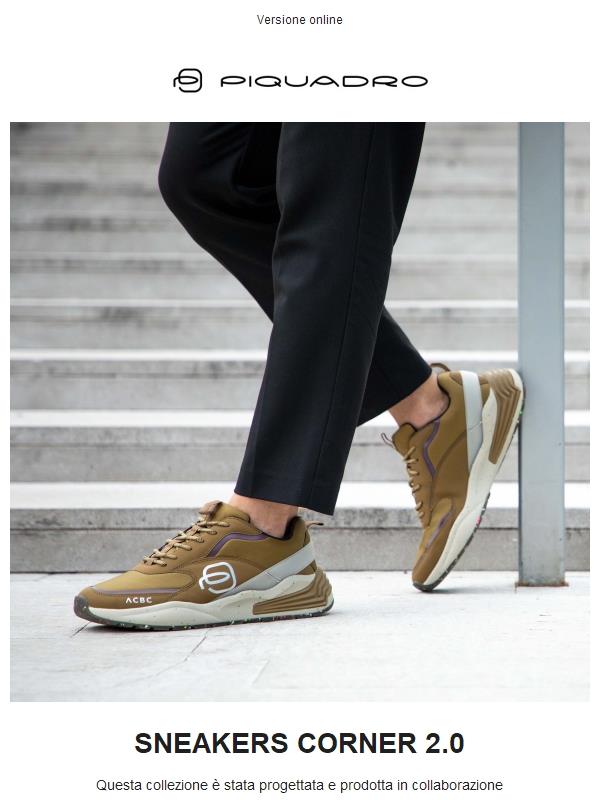 Piquadro: Corner 2.0 | Le sneakers eco-responsabili. | Jekoo