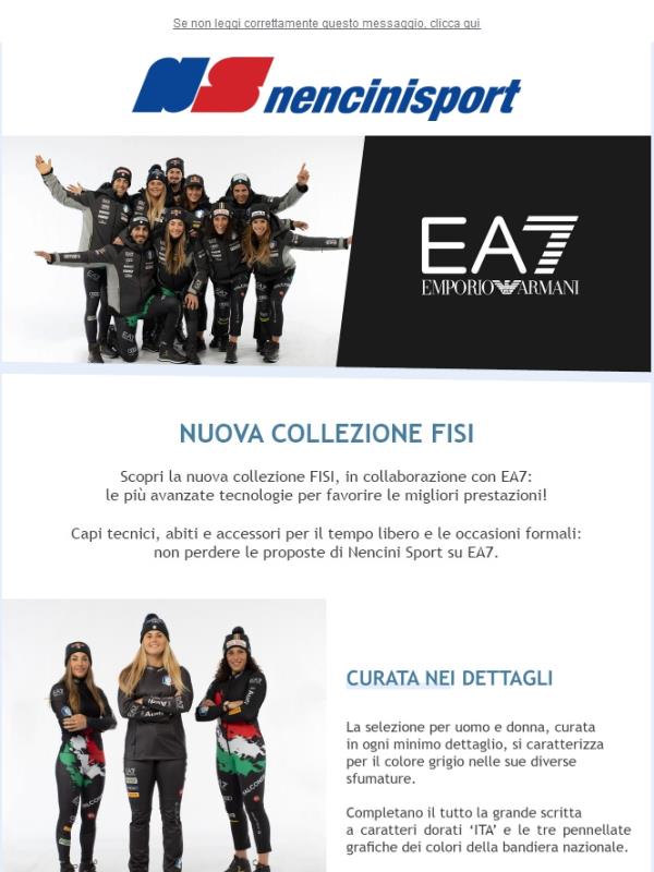 Nencini Sport: ️ Scopri la nuova collezione FISI, in collaborazione con ...