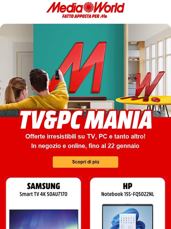 MediaWorld: Scopri la TV & PC MANIA | Jekoo