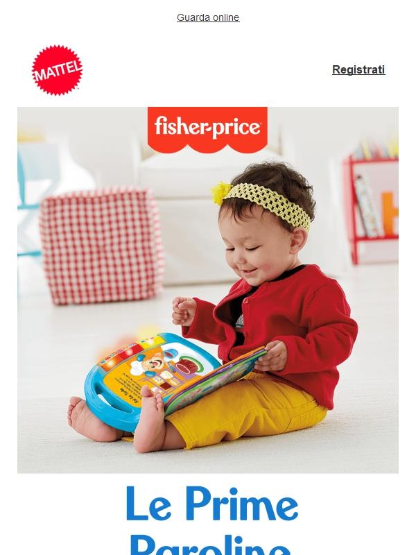 Fisher-Price aiuta il tuo bambino a pronunciare le prime paroline! | Jekoo
