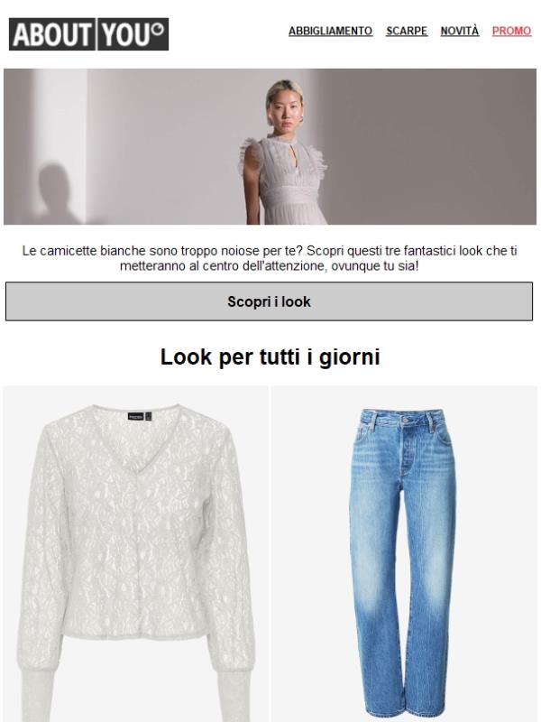 ABOUT YOU: 1 capo, 3 stili: la camicetta bianca | Jekoo