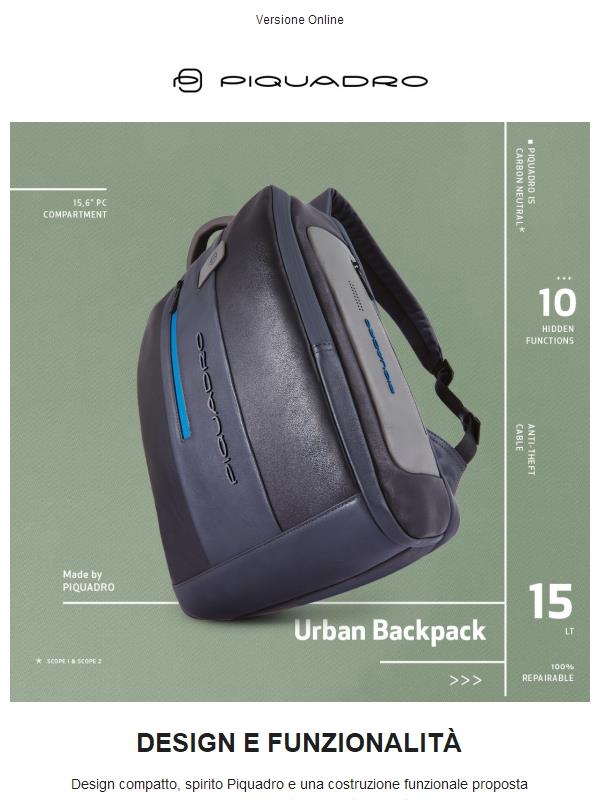 Piquadro: Design e funzionalità da indossare. | Jekoo