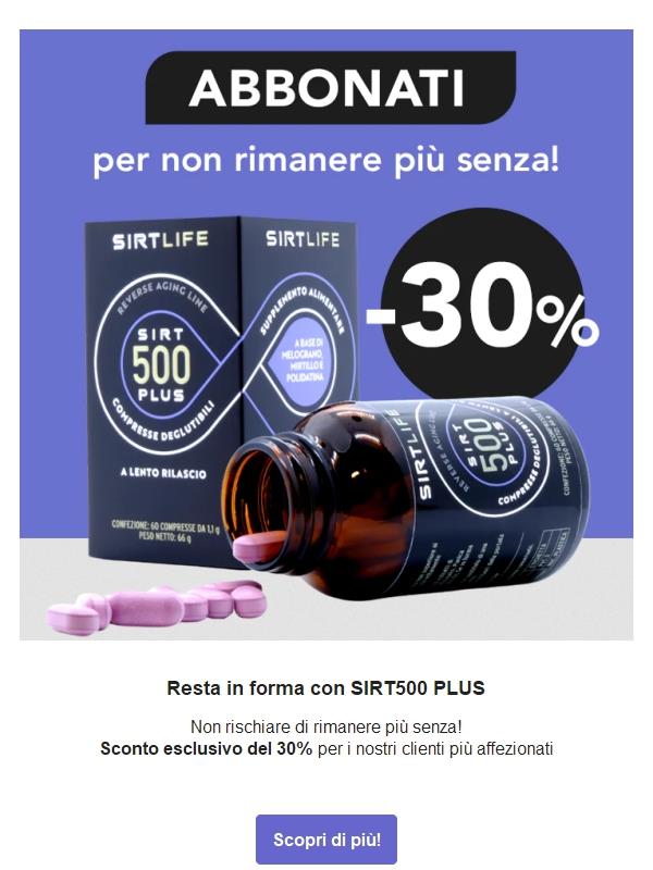 Sirt 500: SIRT500 PLUS: più efficace in combinazione con LIPO! | Jekoo
