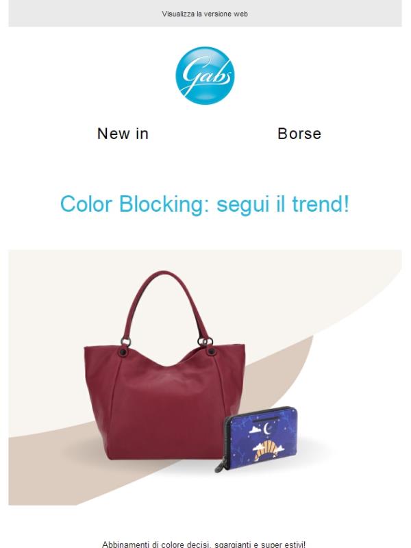 Gabs: Tendenza color block | Jekoo