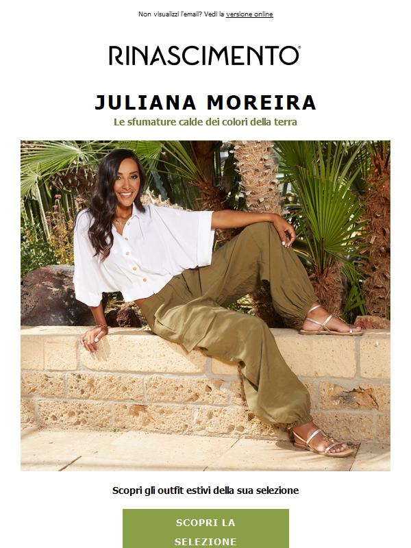 Juliana Moreira per Rinascimento: le sfumature calde dei colori della ...