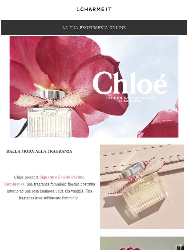 eCharme: CHLOÉ - the new EAU DE PARFUM LUMINEUSE | Jekoo
