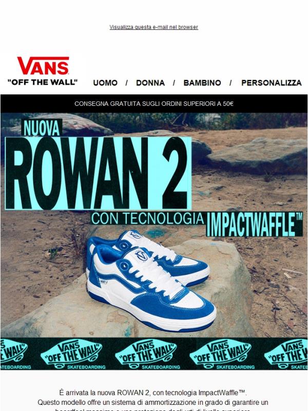 Vans: Nuova ROWAN 2, dotata di tecnologia ImpactWaffle™ | Jekoo
