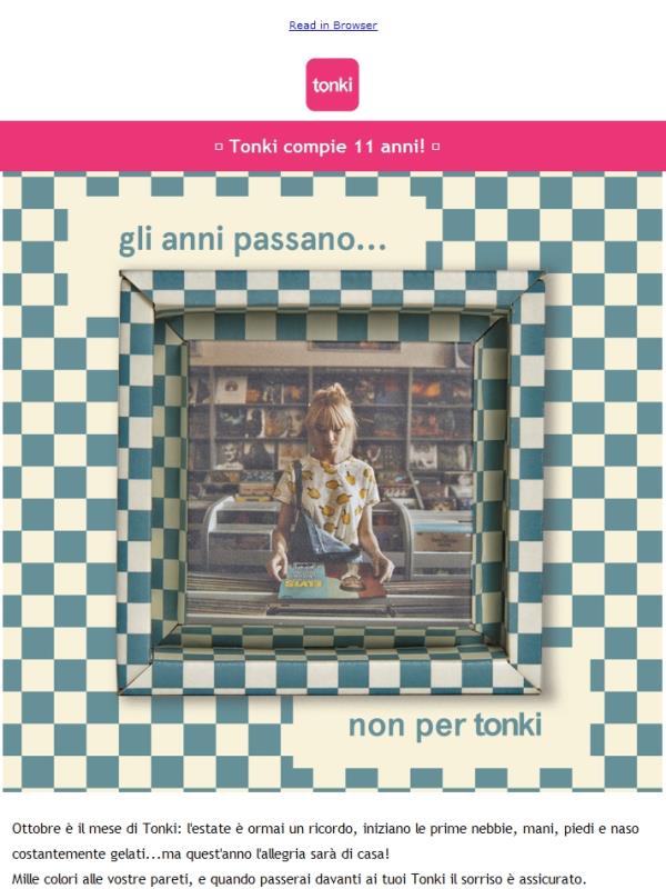 Nuova collezione Tonki colorati per il compelanno! | Jekoo