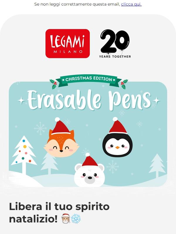 Legami: Vuoi conoscere le nuove Erasable Pens Christmas Edition? ️ | Jekoo