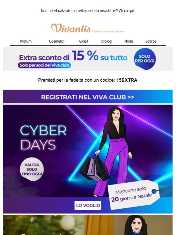 Vivantis.it: -15% su tutto, che vi piace | Solo oggi per chi fa parte ...