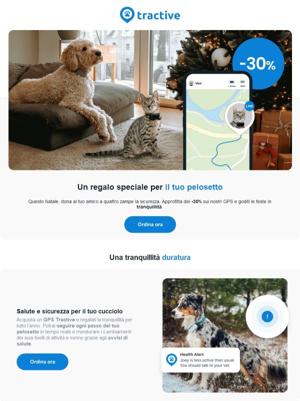 Tractive: Sei ancora in tempo: -30% per Natale! | Jekoo