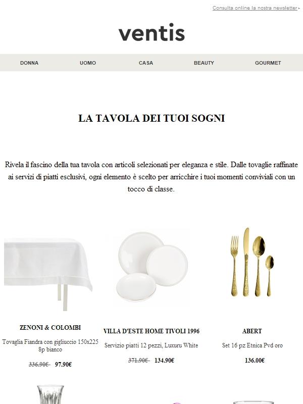 Ventis: Arte della tavola: design e stile per ogni occasione | Jekoo