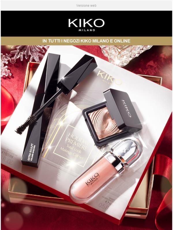 KIKO: NUOVI Gift Set Holiday Première: a partire da 11,99€. | Jekoo