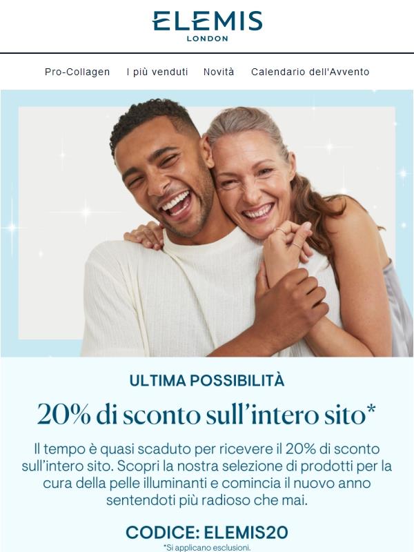 ELEMIS: 20% di sconto sul sito | Jekoo