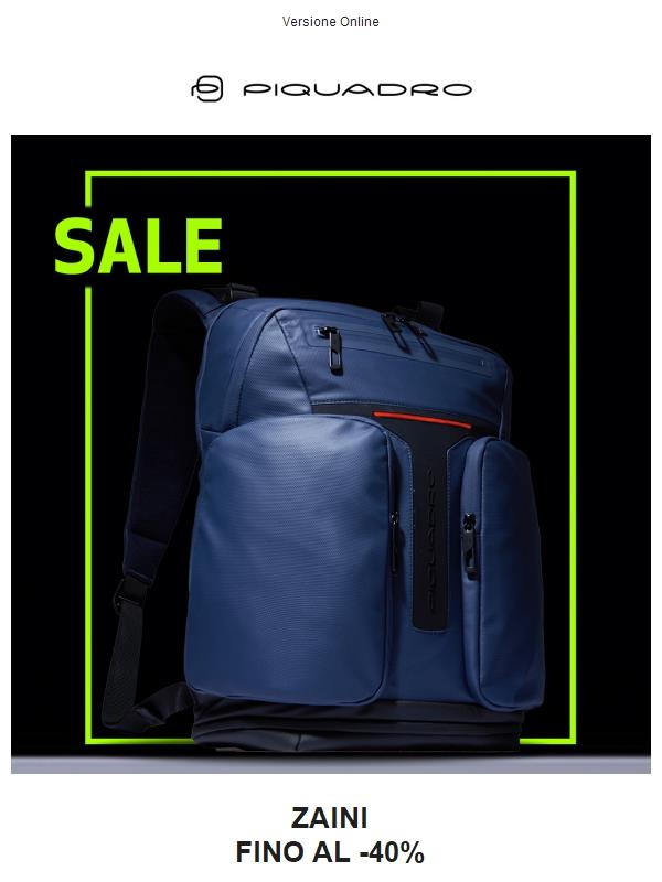 Piquadro: Zaini in saldo fino al -40% | Jekoo