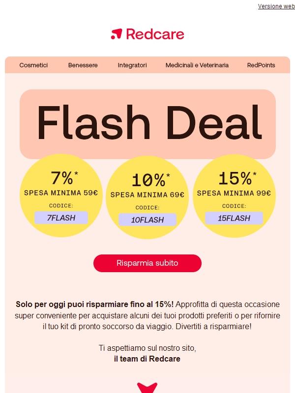 Redcare: Sconto Flash! Solo oggi fino al 15%! ⚡ | Jekoo