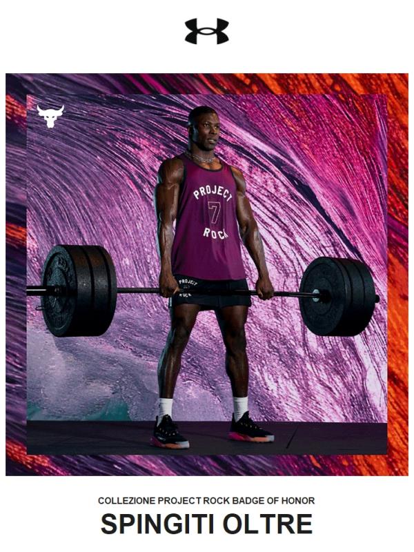 Under Armour: La nuova collezione Project Rock Badge of Honor | Jekoo