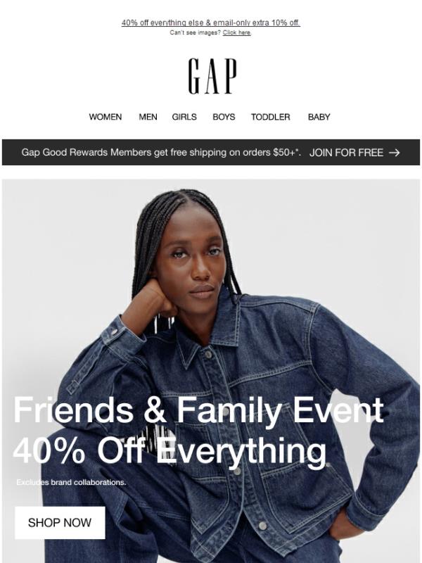 Gap Yes we re giving you 40 off new dresses tops more Jekoo