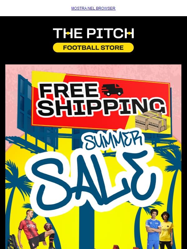The Pitch Football Store: Ultimi giorni di saldi e la spedizione è ...