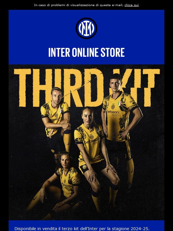 Inter Store: Scopri il nuovo Third Kit 24/25 | Jekoo
