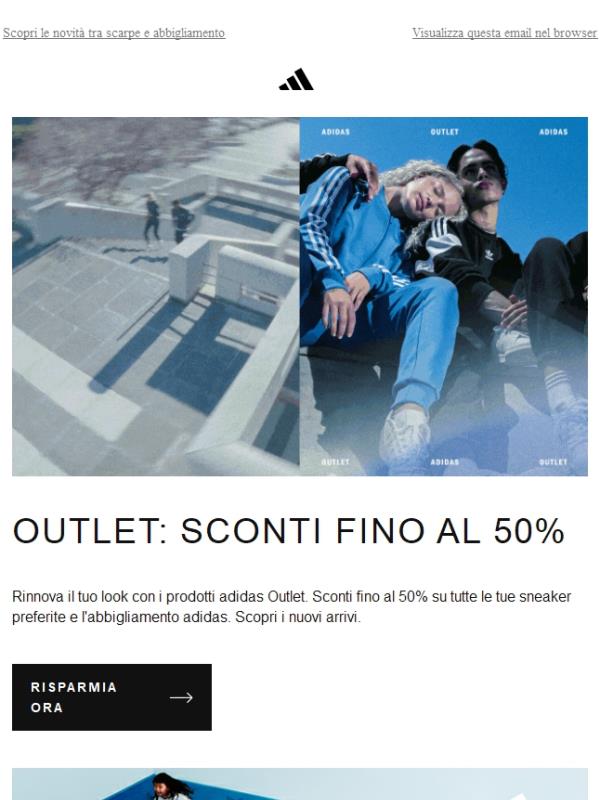 adidas: Novità Outlet: fino al 50% di sconto | Jekoo