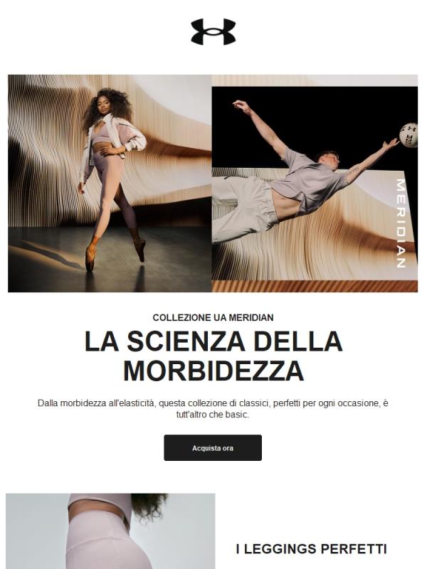 Under Armour: Morbidezza. Vestibilità avvolgente. Tutt'altro che basic ...