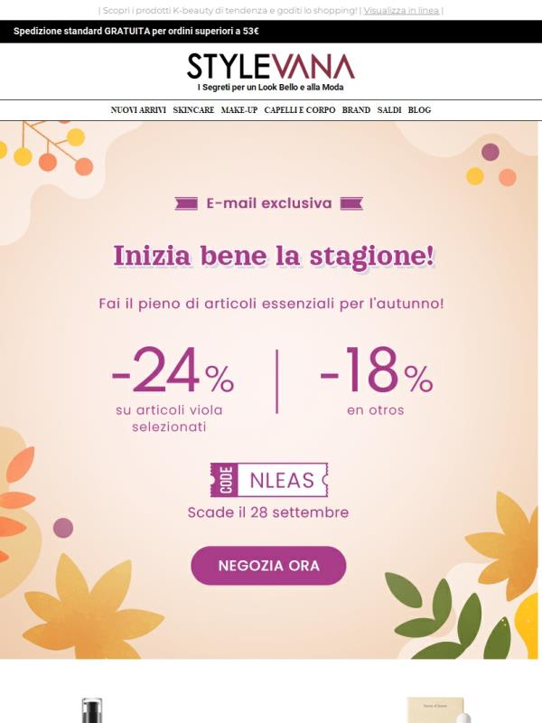 Stylevana: Una nuova stagione richiede nuovi inizi | Jekoo