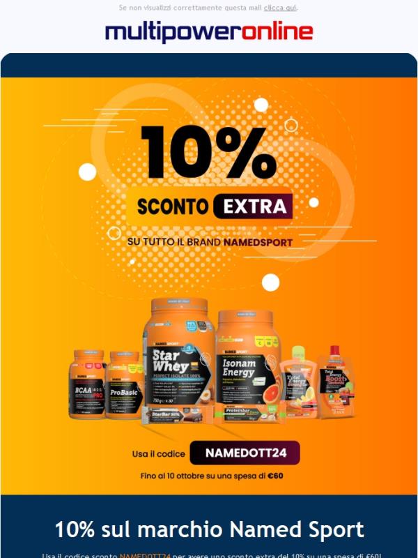 Multipower Online: Namedsport: -10% su tutto il brand | Jekoo