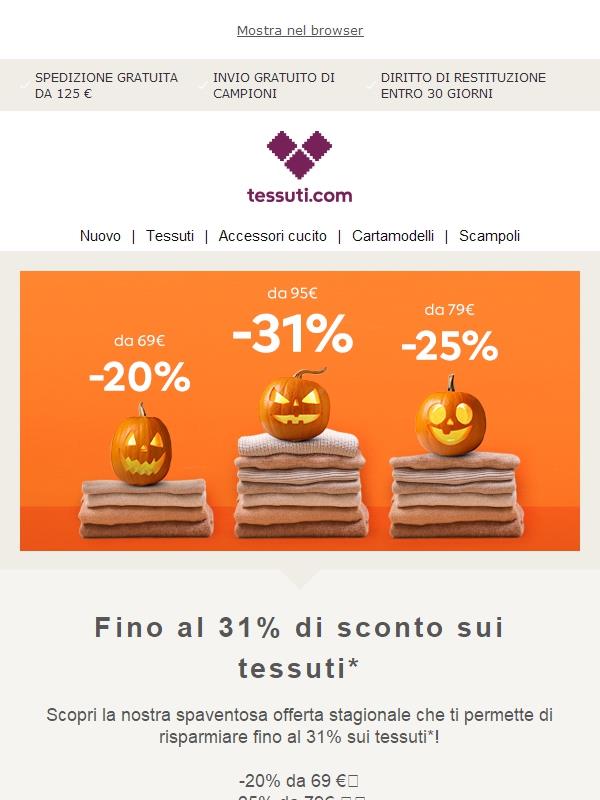 tessuti.com: Fino al 31% di sconto sui tessuti | Jekoo