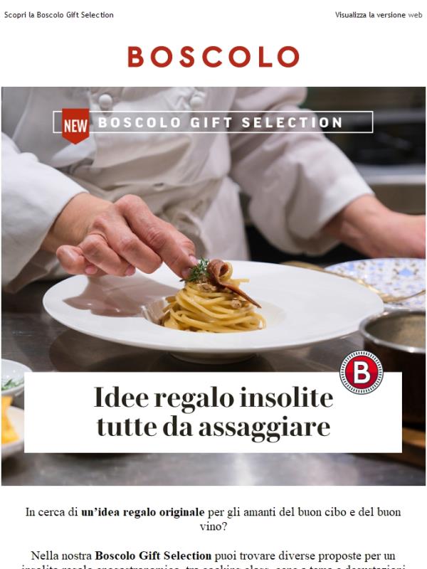 Boscolo Gift: 6 idee regalo tutte da assaggiare | Jekoo