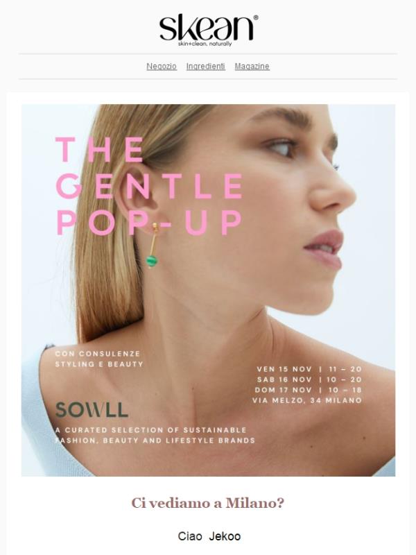 SKEAN Beauty: Ci vediamo a Milano | Jekoo