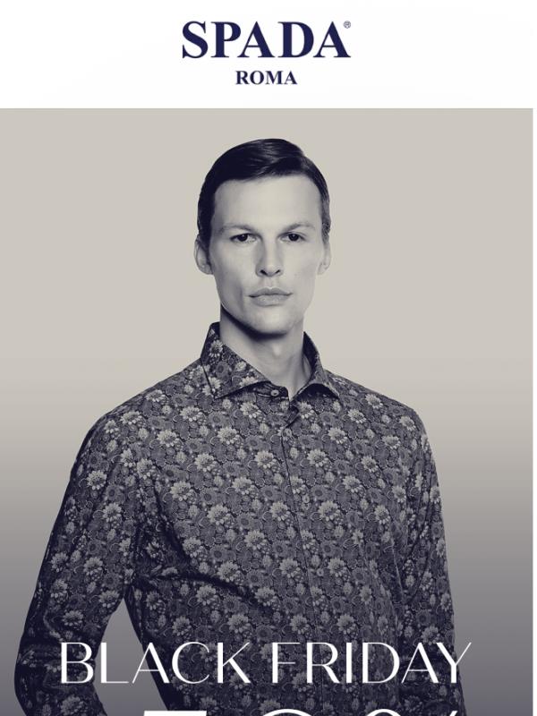 Spada Roma: Black Friday: Fino al -50% sulle nostre Camicie | Jekoo