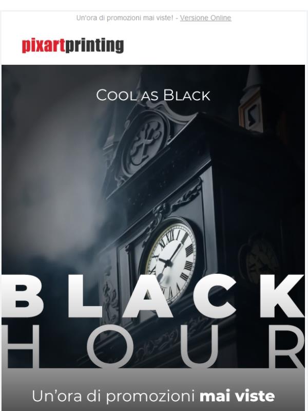 Pixartprinting: Comincia la Black Hour: lasciati ammaliare! | Jekoo