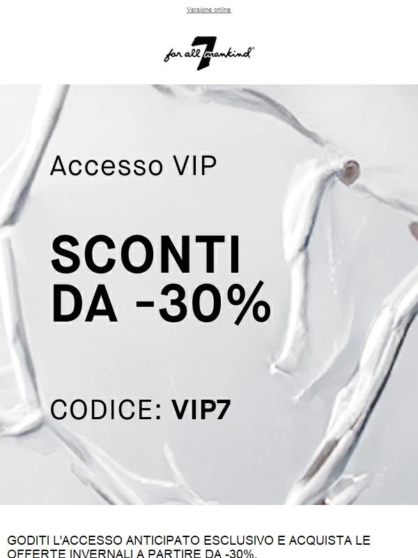 7 For All Mankind: Accesso VIP | Sconti da -30% | Jekoo