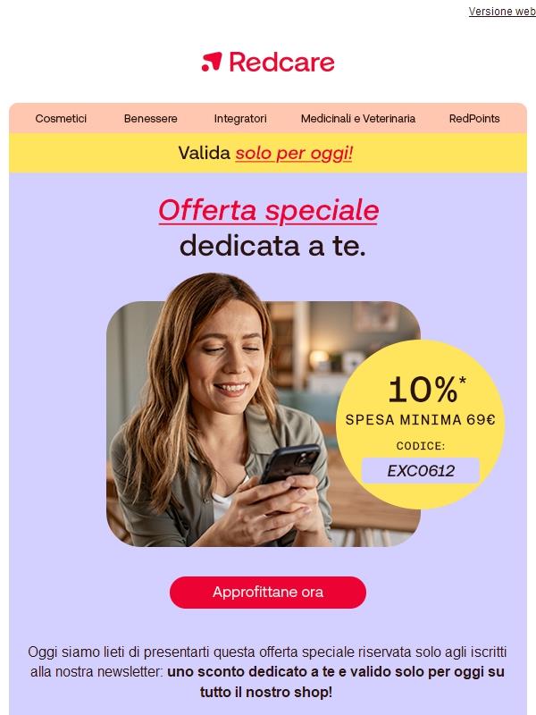 Redcare: Offerta esclusiva per i nostri iscritti: fino al -10% su tutto ...