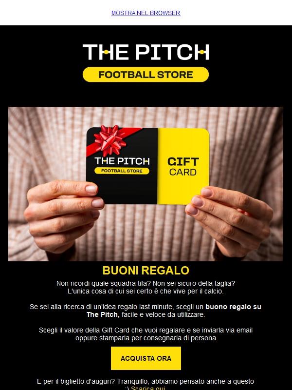 The Pitch Football Store: A Natale regala una Gift Card THE PITCH! ⚽ ...