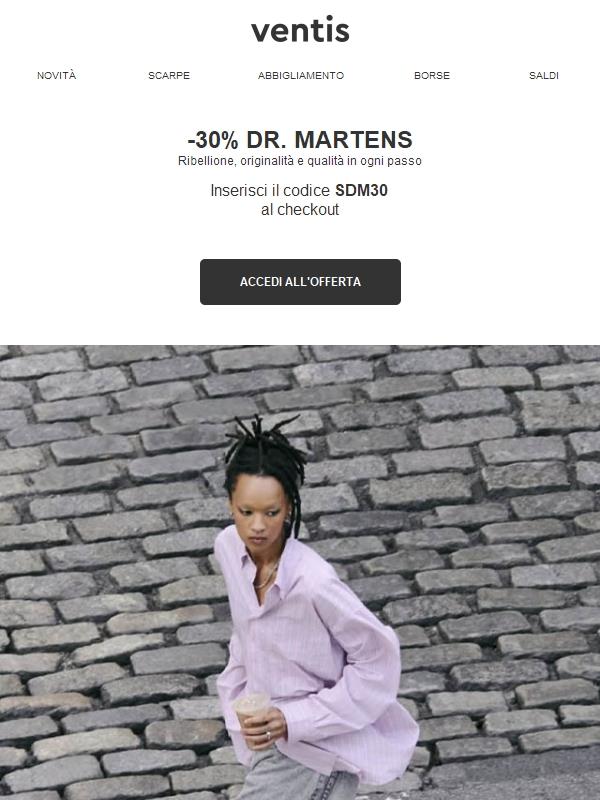 Ventis: -30% sui must-have Dr. Martens | Jekoo