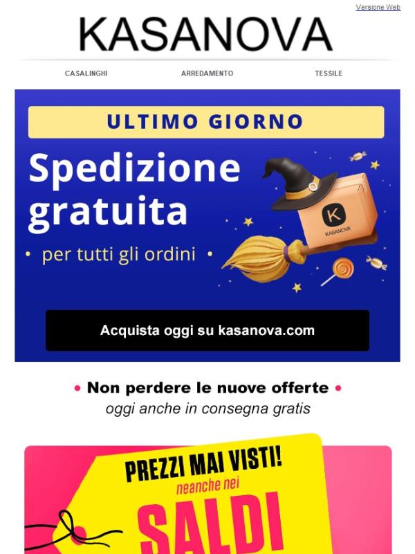 Kasanova: Ultime ore in consegna gratis ⏰ | Jekoo