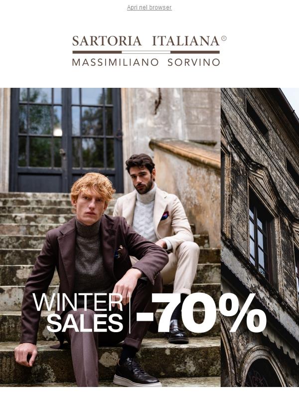 Sartoria Italiana: Eleganza senza compromessi: saldi fino al 70%! | Jekoo