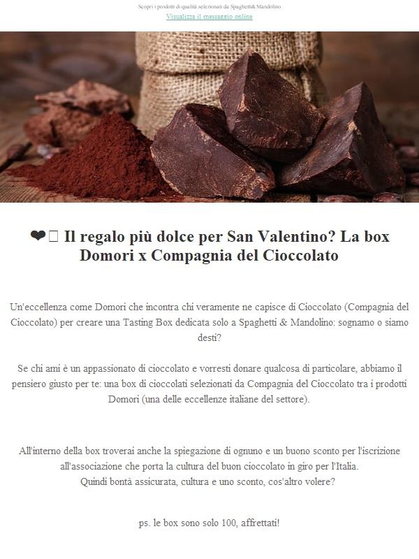 Spaghetti & Mandolino: ️ Il regalo più dolce per San Valentino? La box ...