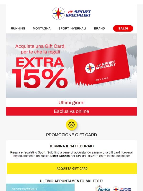 DF Sport Specialist: Extra Sconto 15% Scopri come ottenerlo! | Jekoo