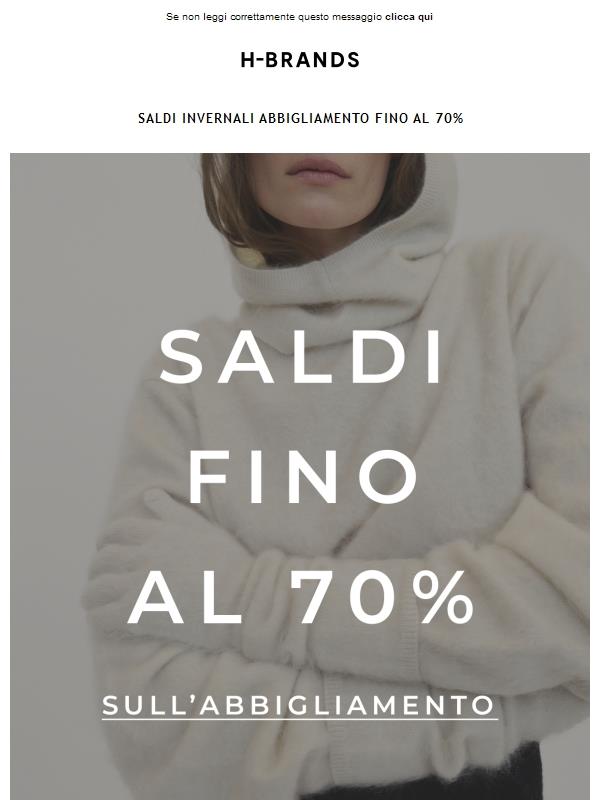 H-Brands: SALDI: ABBIGLIAMENTO FINO AL 70% | Jekoo