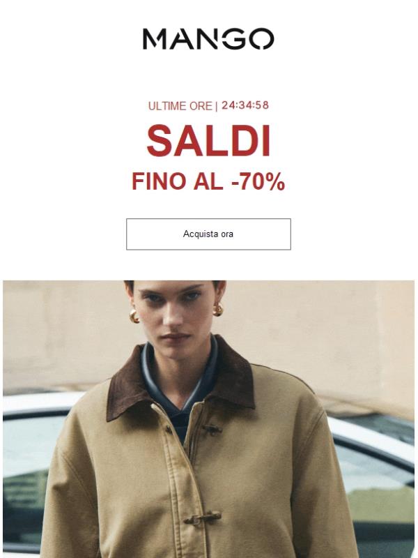 Mango Outlet: Fino al -70% ⏰ Ora o mai più! | Jekoo